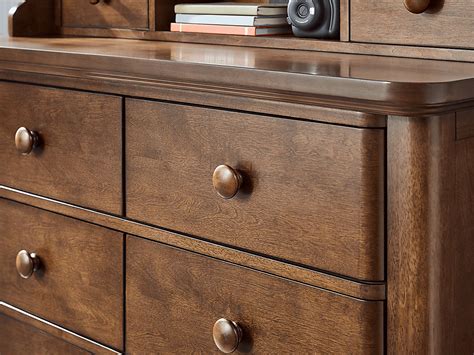Regen South Bend Brown Cherry Dark Wood Dresser Rooms To Go