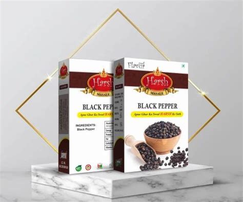 50 Gram Black Pepper Packaging Paper Box At Rs 1 55 Box In New Delhi Id 2852781718773