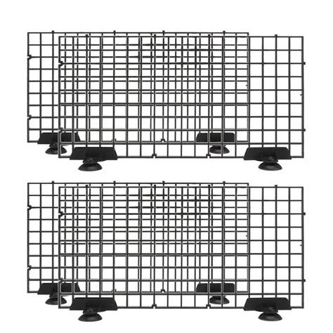 Mlins 4 Sets Aquarium Separator Fish Tank Divider Plastic Grid