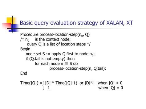 Ppt Efficient Algorithm For Processing Xpath Queries Powerpoint Presentation Id4463533