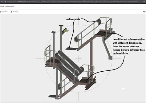 solved issue with sub assemblies and surface parts in share view