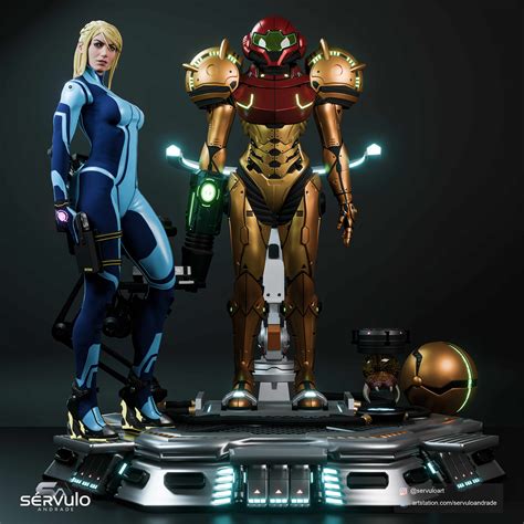 Samus Aran Metroid Zbrushcentral