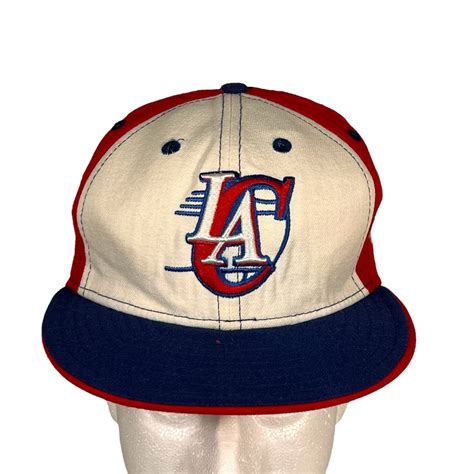 New Era 59fifty La Clippers Nba Retro White Red Blue Gem
