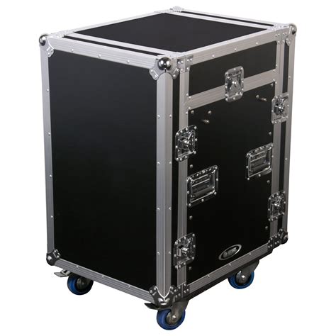 U Top Slanted U Vertical Pro Combo Rack With Casters Odyssey Cases