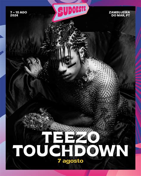 Teezo Touchdown Atua AmanhÃ No Festival Sudoeste