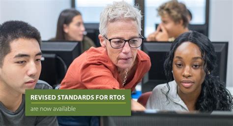 Revised Standards For Rtos Now Available Department Of Employment And