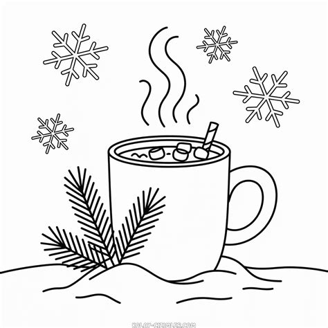 Kış Estetiği Kolay Çizimi Çocuklar Için Ücretsiz Yazdırılabilir Çizimler