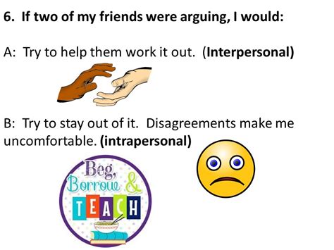 Beg Borrow And Teach Multiple Intelligences Quiz For Grouping And Get To Know You