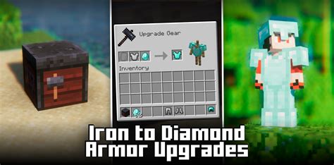 Iron To Diamond Armor Upgrades For Minecraft 1 21 3