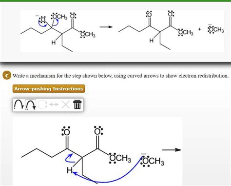 SOLVED: jOCHz : "OCH; "OCH; RCH3 Write mechanism for the step shown below; using curved arrows ...