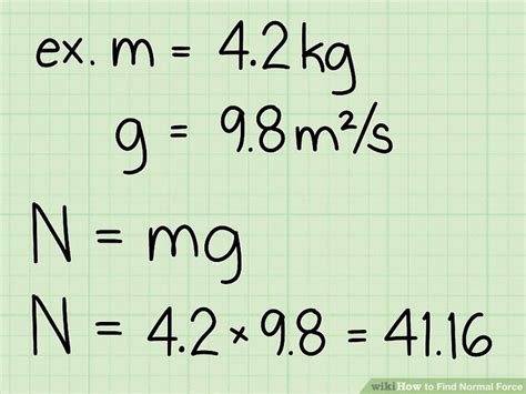 How To Find Normal Force Wikihow
