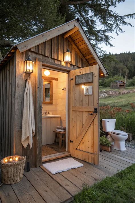 16 Creative Outhouse Bathroom Ideas