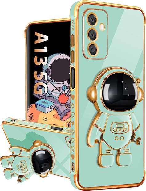 For Galaxy A G Case With Astronaut Stand Women Girls Samsung Galaxy A G Cases Girly Cute