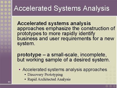 Chapter 5 Systems Analysis Objectives Define Systems Analysis