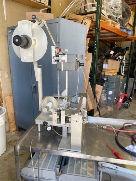 Sold Universal Table Top Labeler M R 310 W Hot Stamp Gpi
