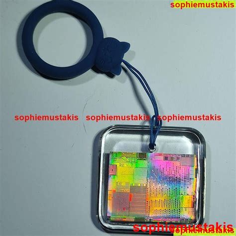 新款 Cpu晶圓鑰匙扣 處理器 內存芯片滴膠擺飾 Intel Amd研究教學 蝦皮購物