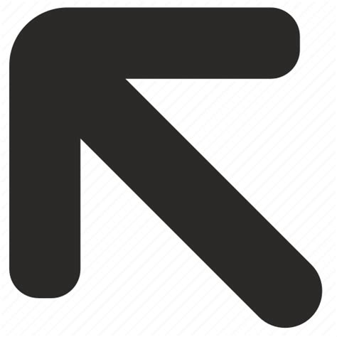 Arrow Left Top Icon Download On Iconfinder On Iconfinder