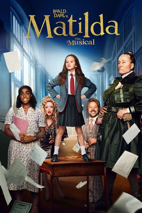 Roald Dahls Matilda The Musical 2022 The Poster Database Tpdb