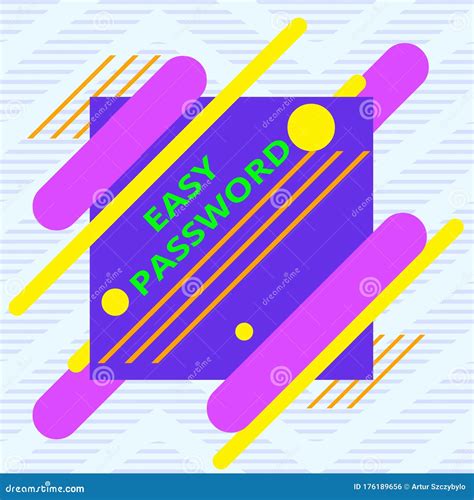 Word Writing Text Easy Password Business Concept For Easy Code That