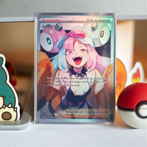 Custom Holographic Full Art Nessa Card Pokeoricastcg