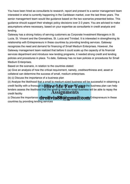 You Have Been Hired As Consultants To Research Report And Ppdf