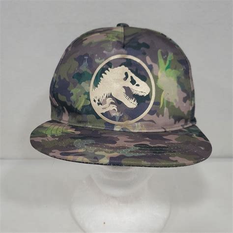 Jurassic World T Rex Dinosaur Logo Snapback Youth Bas Gem