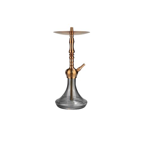 Mr Shisha Legend Mini 2 Shisha Compatta 43cm In Acciaio Inox V2a Con Tubo Soft Touch