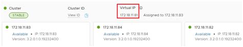 Configure A Virtual Ip Address For The Nsx Manager Cluster Dell