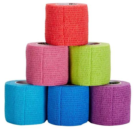 Cohesive Bandages Self Adherent Coban Assorted Colors — Mountainside