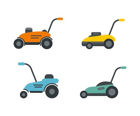 Premium Vector Lawnmower Grass Garden Vector