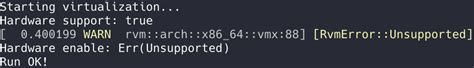 在开启 vmx 时，如果某些检查项未通过，可临时去掉 · issue 1 · equation314 rvm tutorial · github