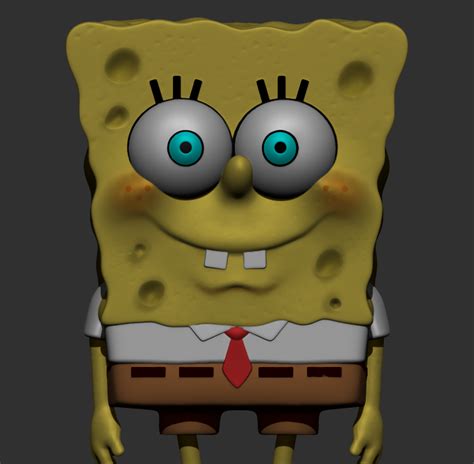 Stl File Spongebob・model To Download And 3d Print・cults