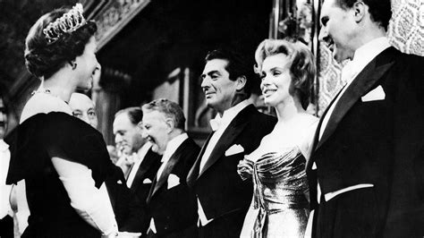 Rare Footage Of Queen Elizabeth Ii Meeting Marilyn Monroe Vanity Fair