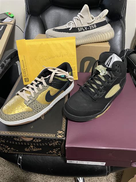 Wts J5 A Ma Dunk Low Dia De Muertos And Yeezy 350 Slate Size 95