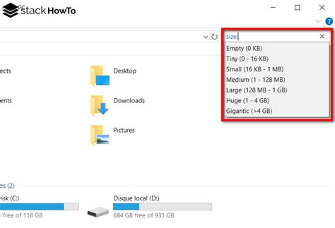 how to search files by size in file explorer on windows 10 11 stackhowto