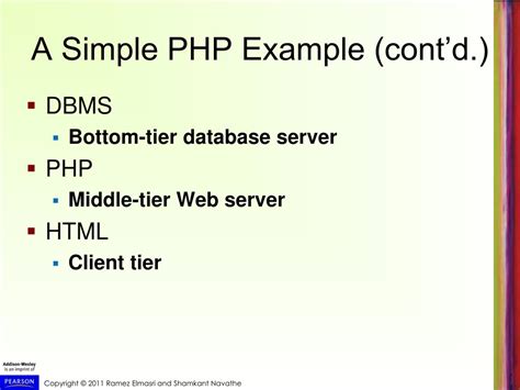 PPT Chapter Web Database Programming Using PHP PowerPoint Presentation ID