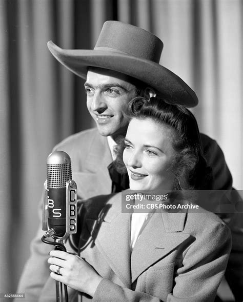 Bonnie Blue Eyes And Smilin Bob Atcher Are Heard On Wbbms Radio Farm News Photo Getty Images