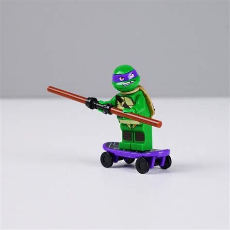 Donatello Minifigure Tmnt Purple Mask Inventor Etsy