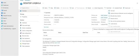 Tenant Attach Issue Not Able To Perform Sync Actionsgreyed Out Co Managed Devices Htmd Forum