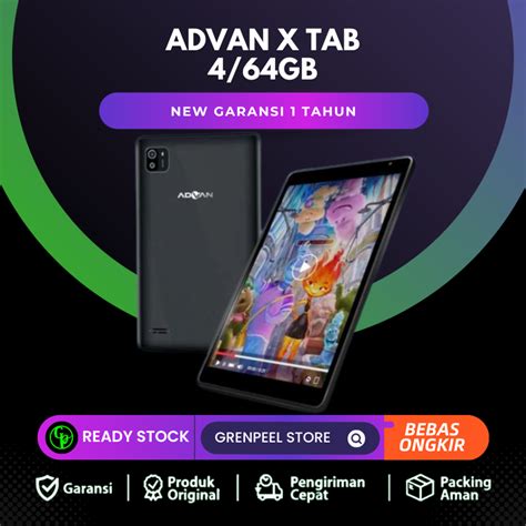 Jual Tablet Advan Xtab Gb Gb Gb Lte Garansi Resmi Tahun Shopee Indonesia
