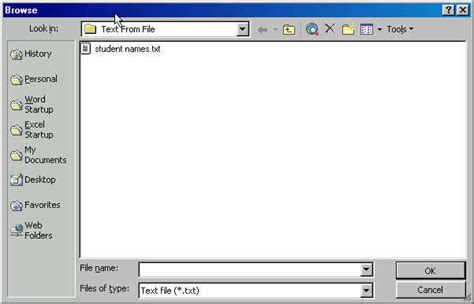 Textbox From File