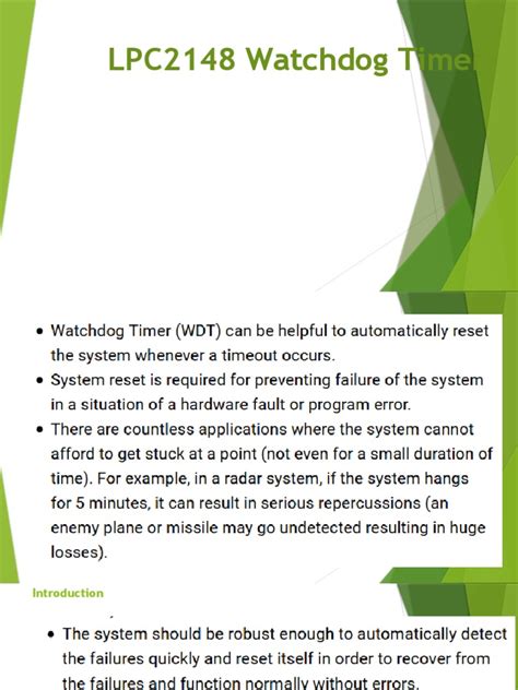 Watchdog Timer Arm7 Lpc2148 Pdf Computers Watchdog Timer Arm7 Lpc2148 Pdf Computers