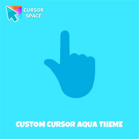 cute cursor custom cursor aqua theme cursor space