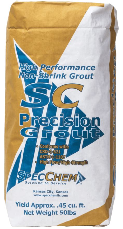 Sc Precision Grout Non Shrink Non Metallic Grout Cement Based Grout Diamond Tool Store