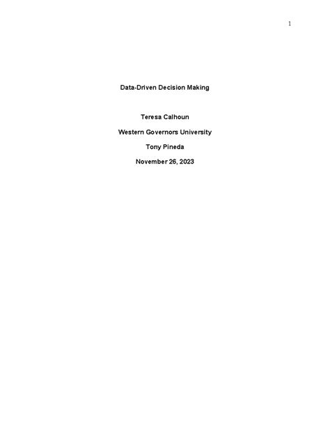 c207 task 2 data driven decision making analysis and conclusions