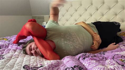 Brutal Headscissors Reverse Triangle In Lingerie Mean Asian Wife