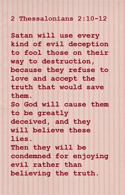 2 Thessalonians 210 12 And With All Deceivableness Of Unrighteousness