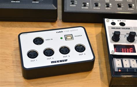 Split MIDI Without Latency For Under 40 Meet MeeBlip Cubit CDM Create Digital Music