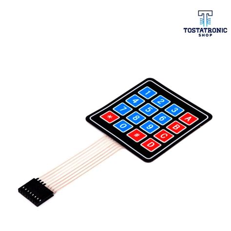 Teclado Matricial 4×4 Tostatronic