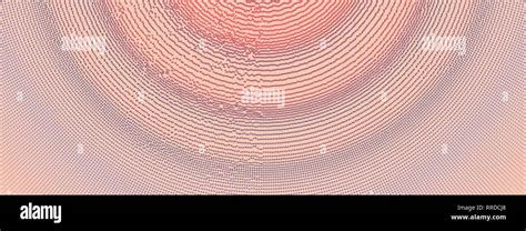 Array With Dynamic Particles Futuristic Technology Style Texture Vector Illustration With